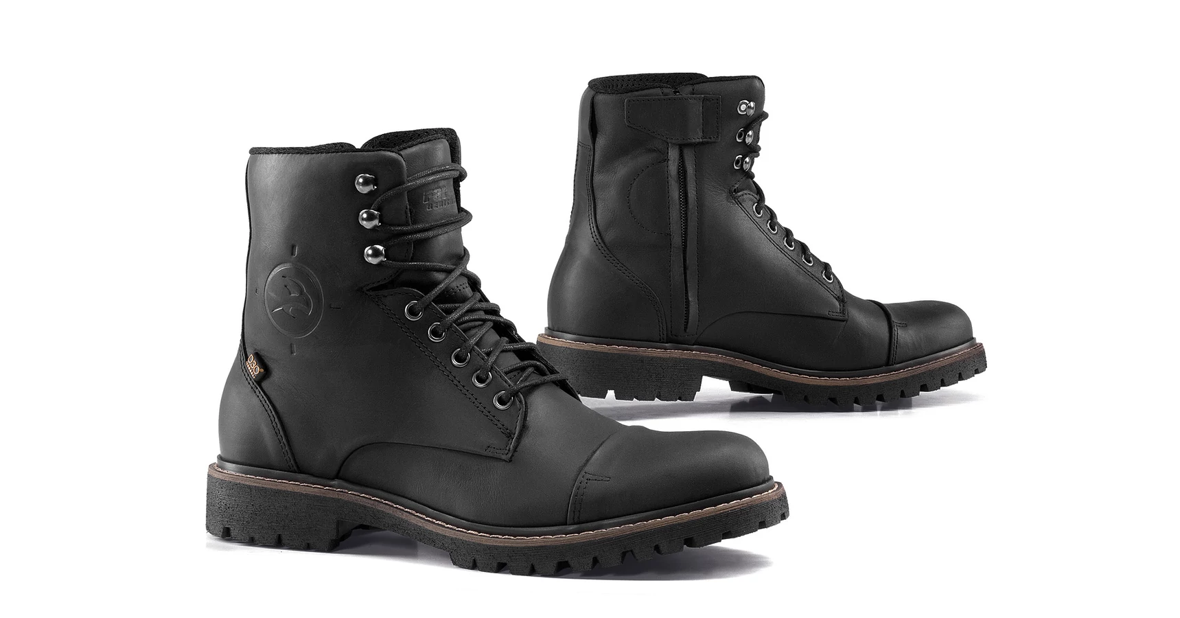 Falco 748 Gordon 2 Black vízálló motoros bakancs 40 - Retro cipő