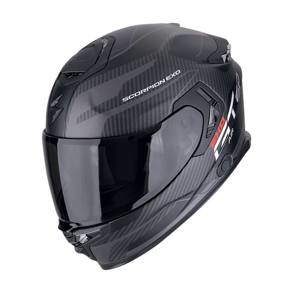 Scorpion EXO-GT SP AIR Flex Matt Black-Silver zárt bukósisak XS (53 ...