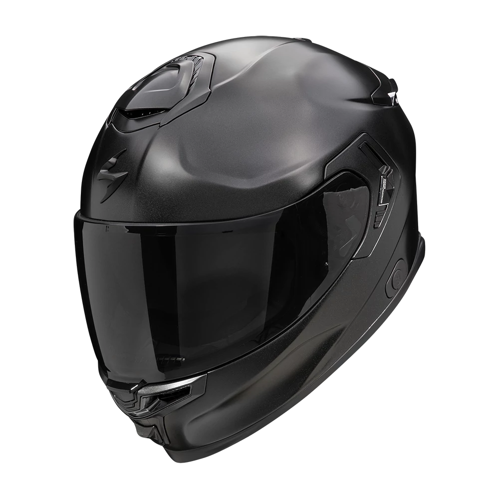 Scorpion EXO-GT SP AIR Solid Matt Pearl Black-Grey zárt bukósisak XS ...