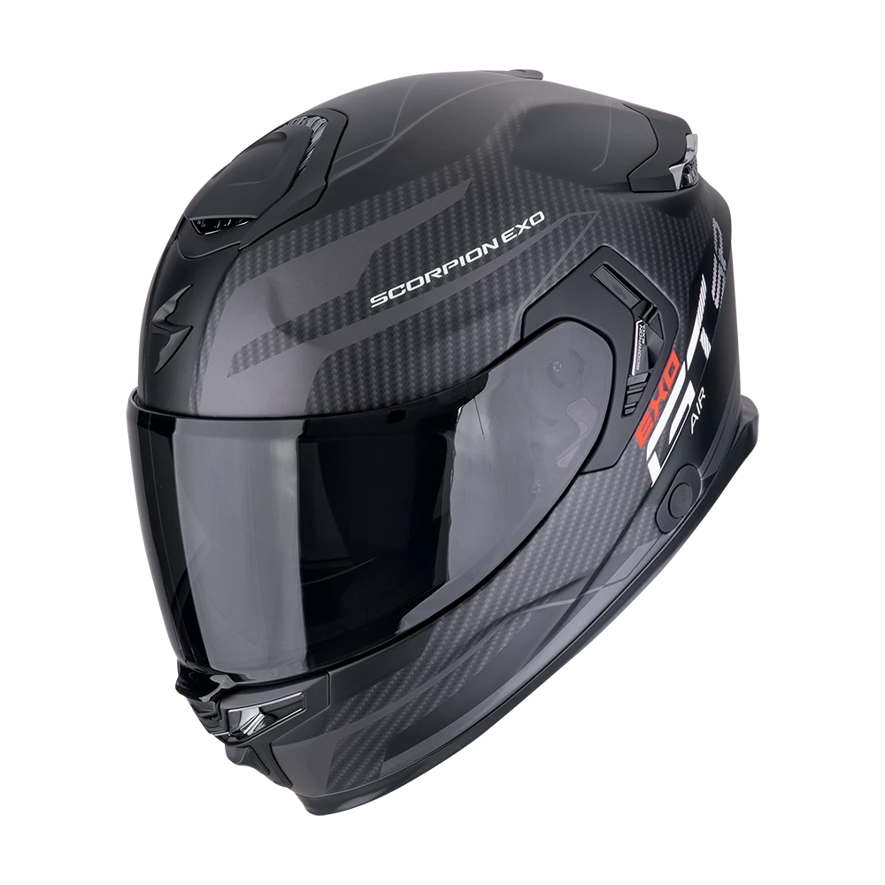 Scorpion EXO-GT SP AIR Flex Matt Black-Silver zárt bukósisak XS (53 ...